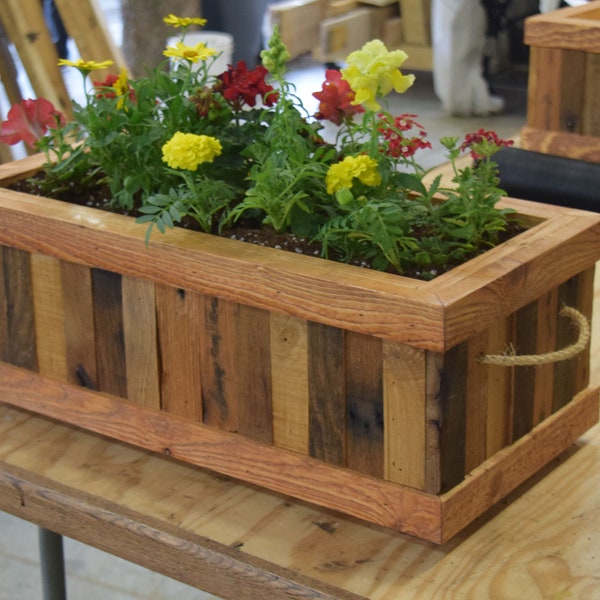 Rustic Planter - Etsy