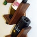 Vertical Wine Rack, Mahogany Wood Modern Wall Mounting Wine Rack - Etsy