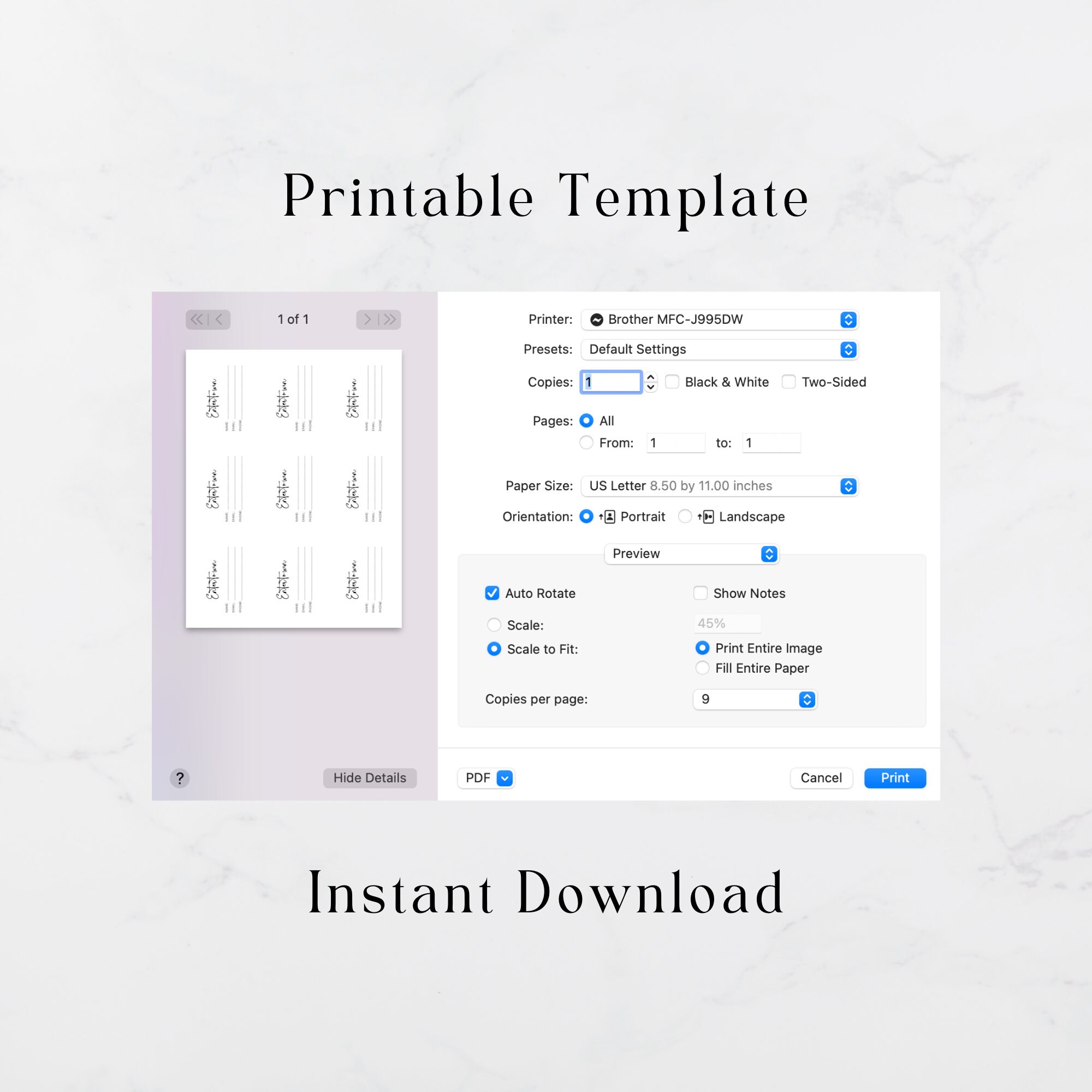 PRINTABLE Raffle Ticket Template, Enter to Win Giveaway, Digital ...