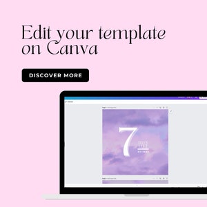 Editable Pink Social Media Launch Templates I Instagram Canva Template ...