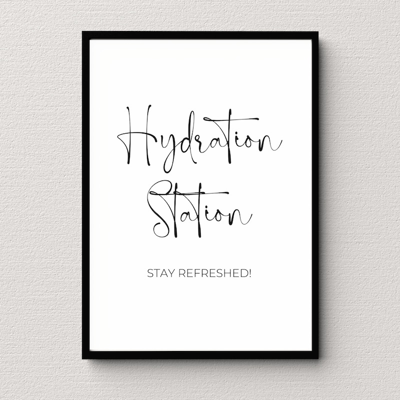 Hydration Posters - Etsy