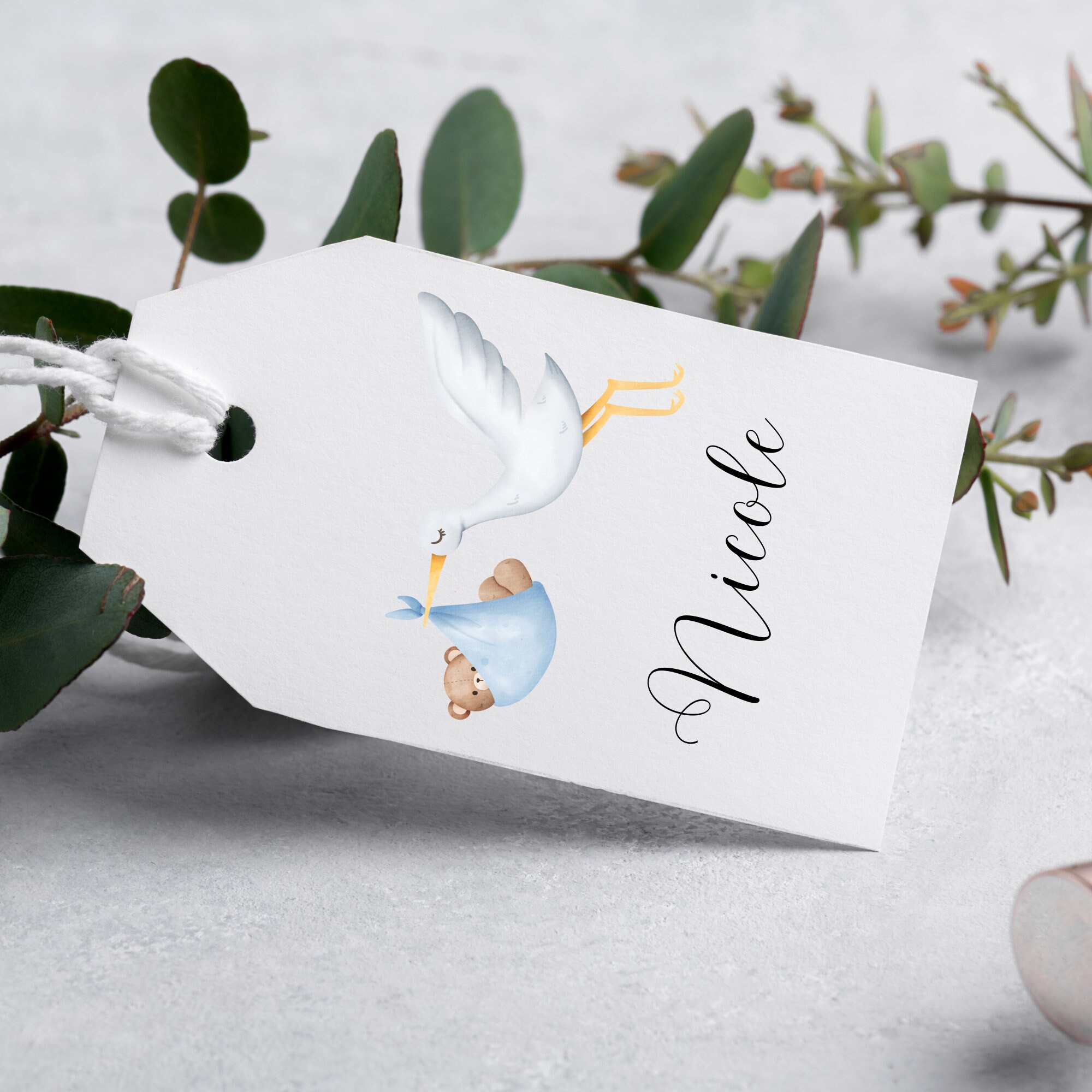Editable Baby Shower Boy Tags Instant Download - Etsy UK