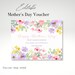 Mother's Day Gift Certificate Template, Event Experience Coupon, Floral ...