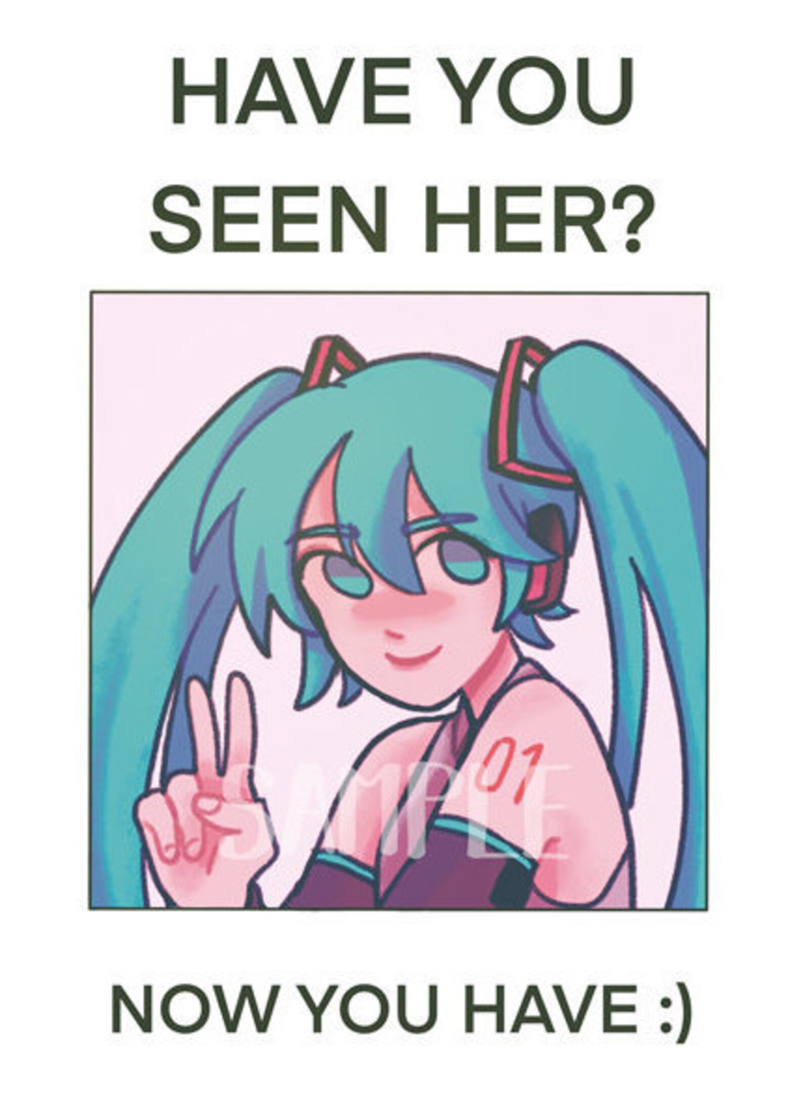 Hatsune Miku: Print A5/A6 - Etsy