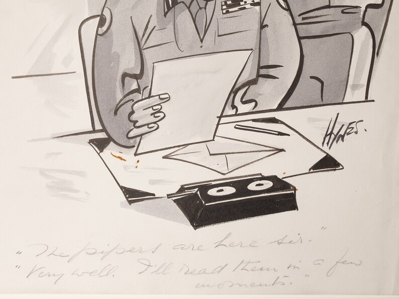 The Pipers Are Here Sir Original 1940's/1950's Cartoon by Edward ...