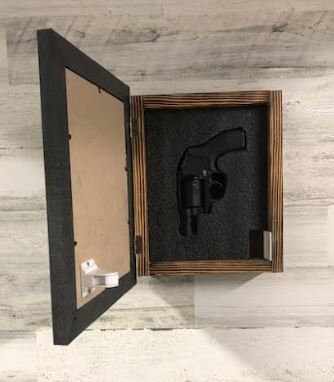 Hidden Gun Storage Concealment Picture Frame With Mat for 8x10 - Etsy