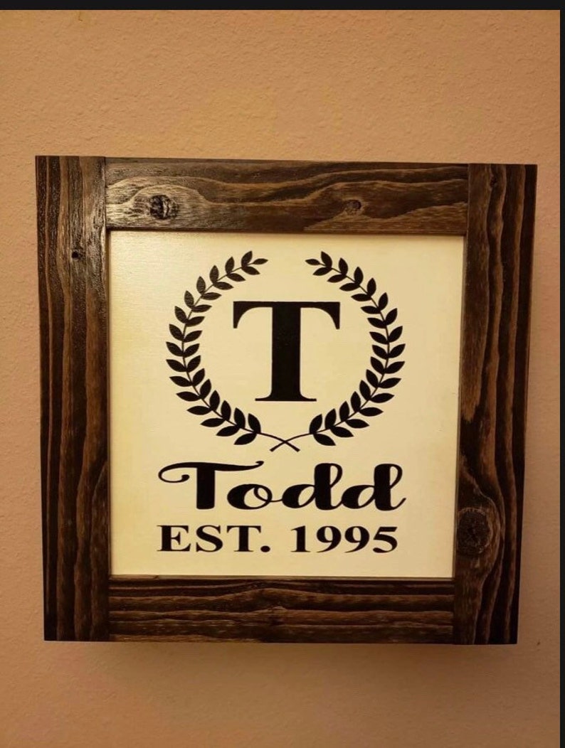 18x18 Square Family Monogram Hidden Storage | Etsy