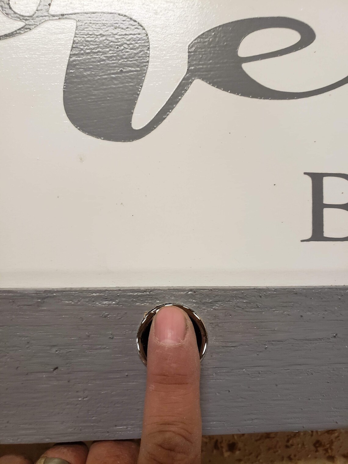 18x18 Square Family Monogram Hidden Storage | Etsy