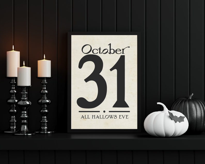 Witchy Halloween Poem Art Print Bundle (digital Download) - Etsy