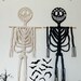 Macrame Halloween Skeleton, Handmade Wall Hanging, Macrame Wall Decor ...
