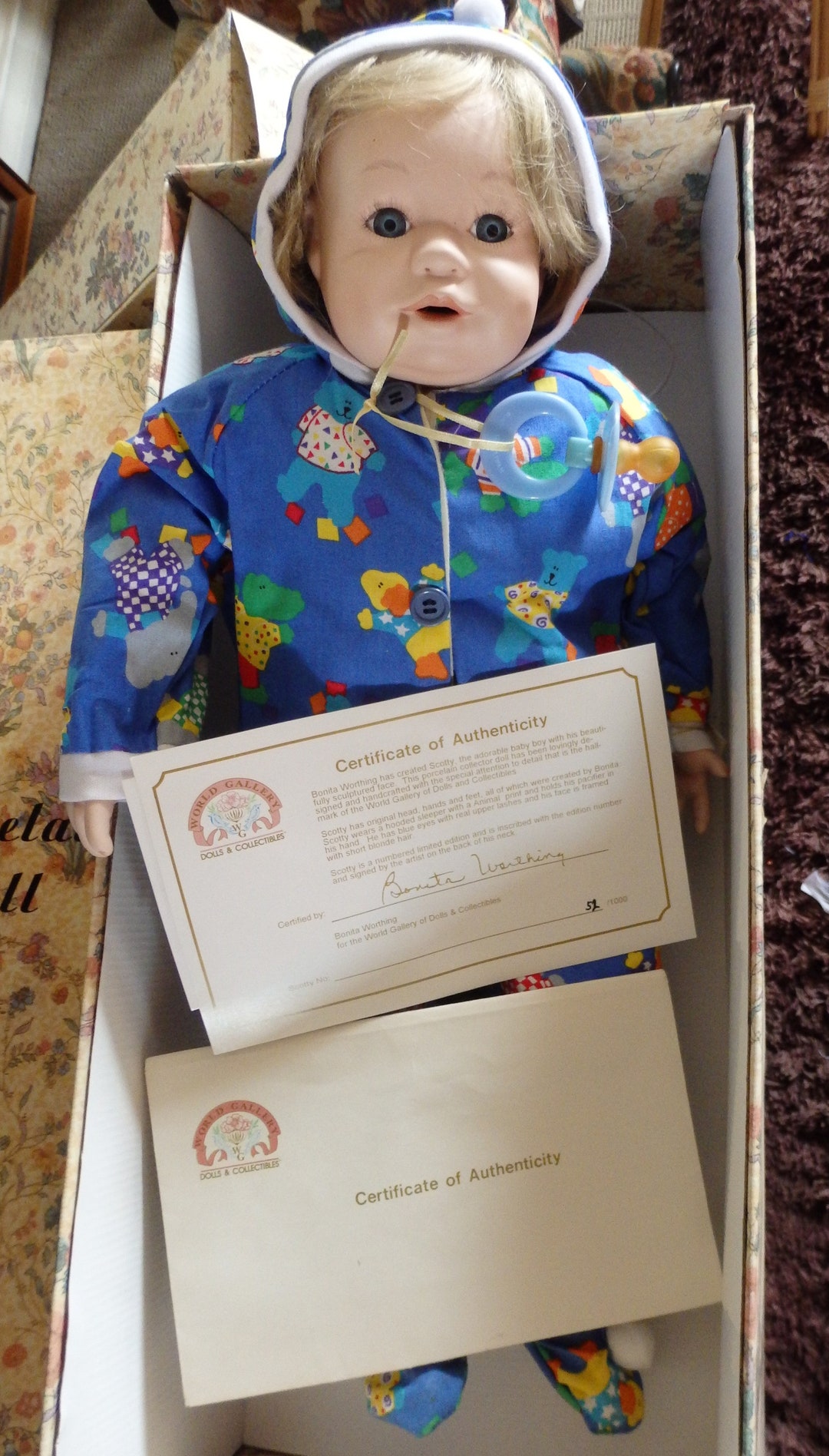 Vintage - Porcelain Doll by Bonita Worthing for the World Gallery ...