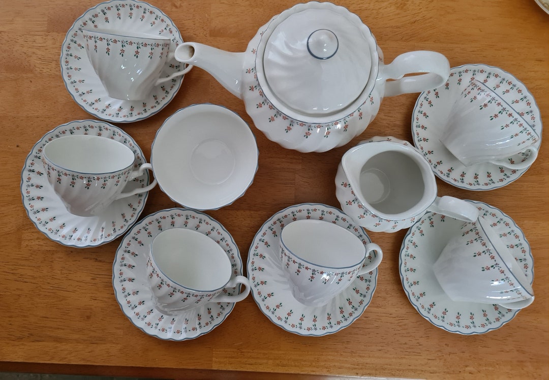 JOHNSON Bros, Dreamland 15 Piece Tea Set. - Etsy