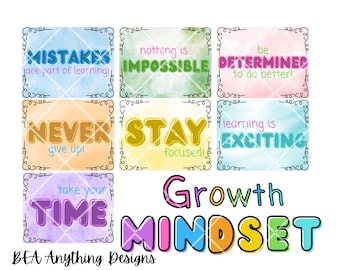 Growth Mindset Bulletin Board - Etsy