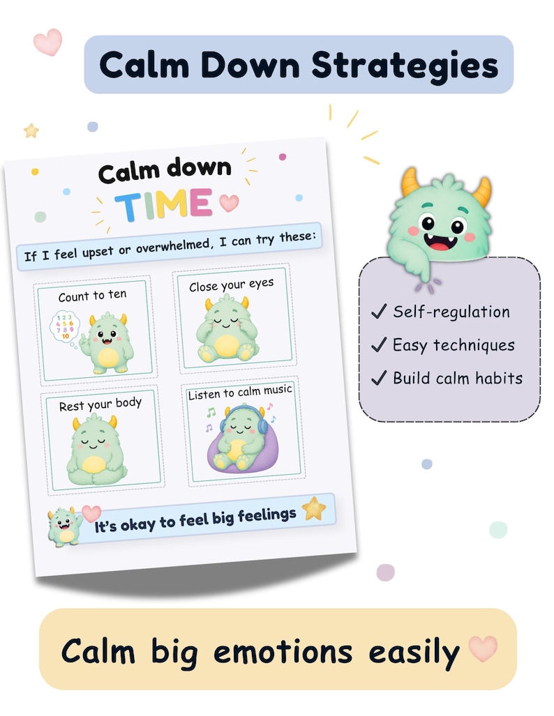 ADHD Routine Chart for Kids | Visual Schedule Printable | Morning and ...