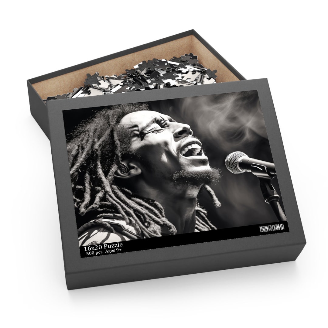 Bob Marley Puzzle (120, 252, 500-piece), Entertainment, Family Games ...