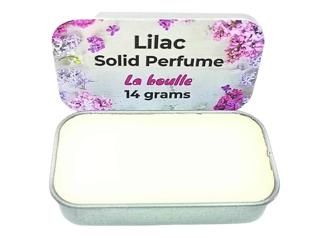 Lilac Solid Natural Perfume Balm. for Sensitive Skin. Handmade Natural ...
