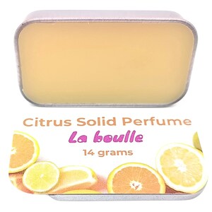 Citrus Solid Perfume Balm – Natural Citrus Fragrance – Fresh Pocket ...