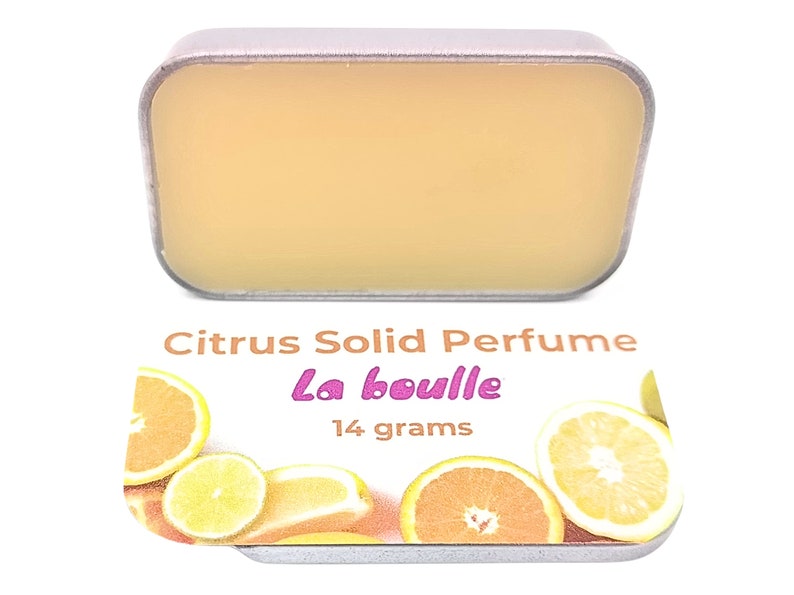 Citrus Solid Perfume Balm – Natural Citrus Fragrance – Fresh Pocket ...