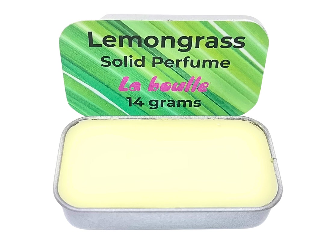 Lemongrass Solid Perfume Balm – Natural Lemongrass Fragrance – Fresh ...