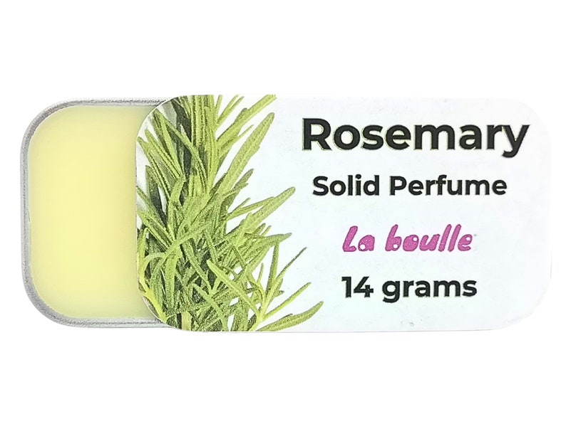 Rosemary Solid Natural Perfume Balm. for Sensitive Skin. Handmade ...