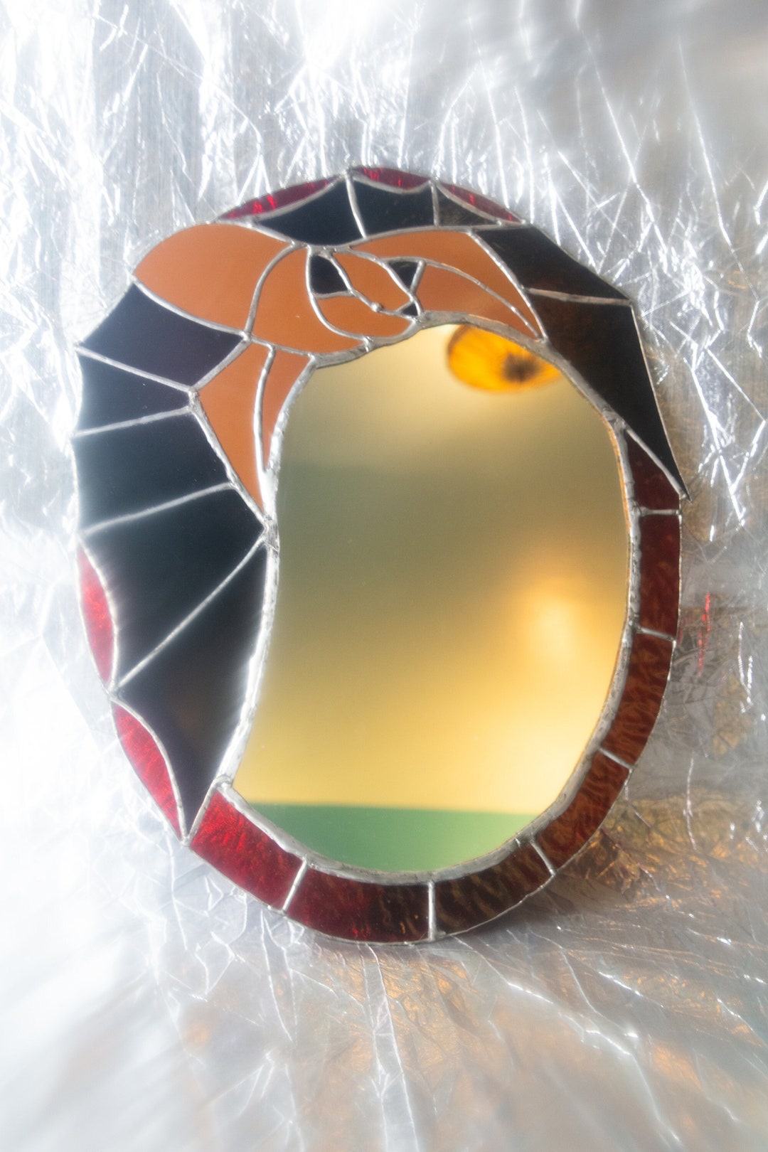 Stained Glass Bat Mirror - Etsy