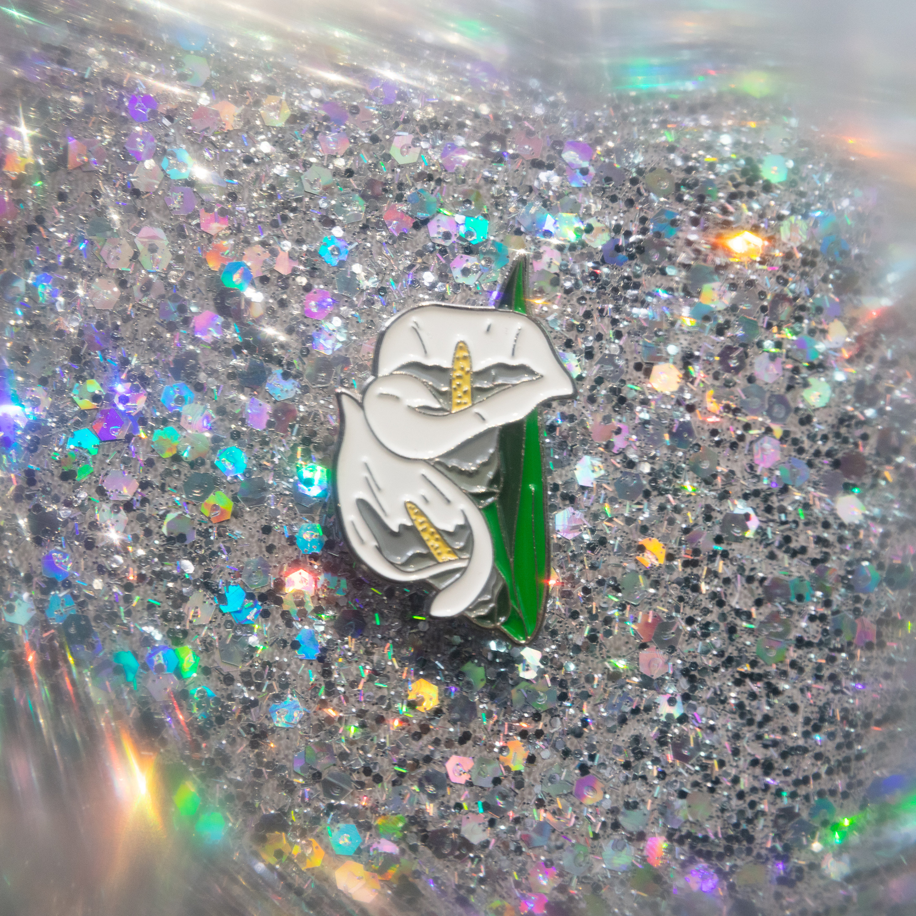 Calla Lily Enamel Pin - Etsy