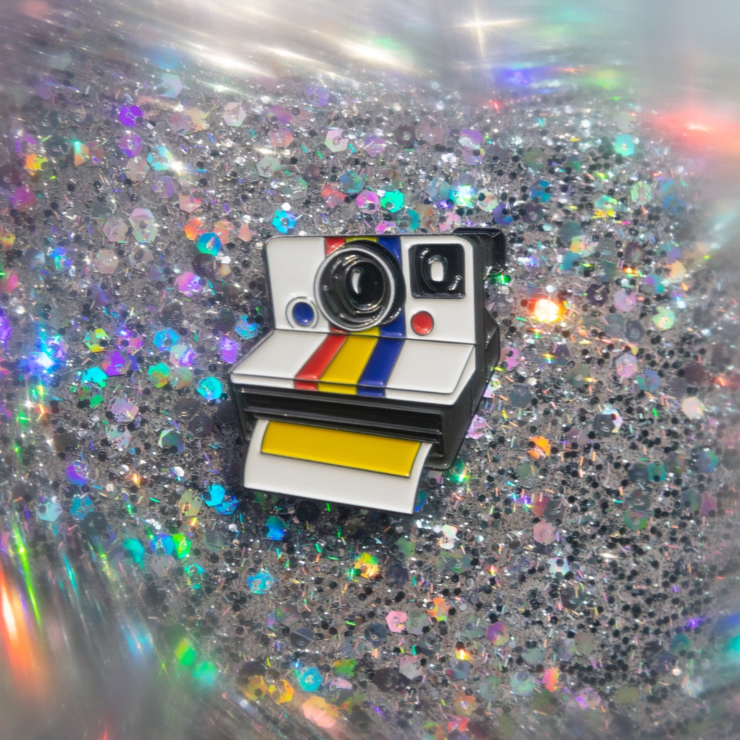 Polaroid Camera Enamel Pin - Etsy