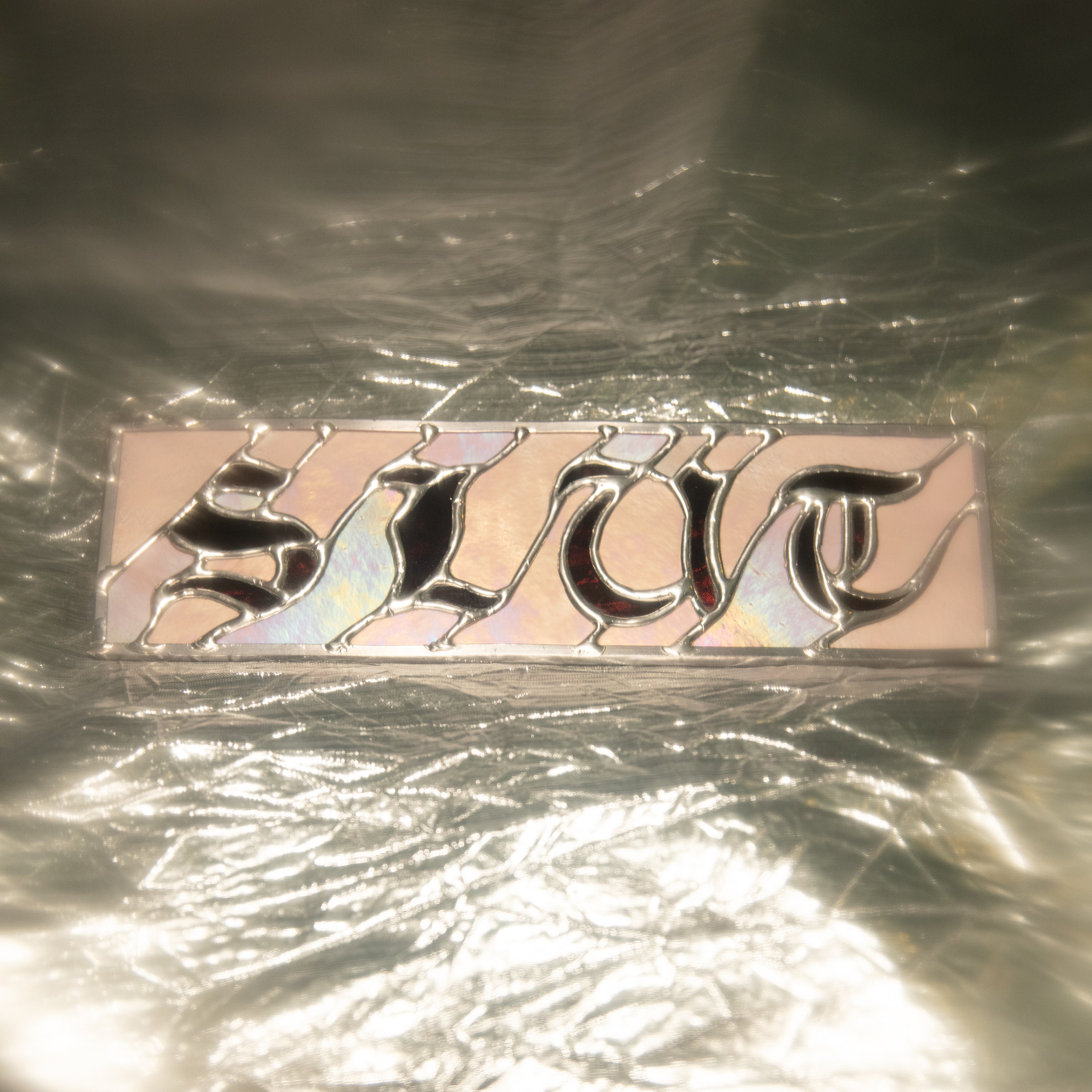 Purple Stained Glass Slut Sign - Etsy
