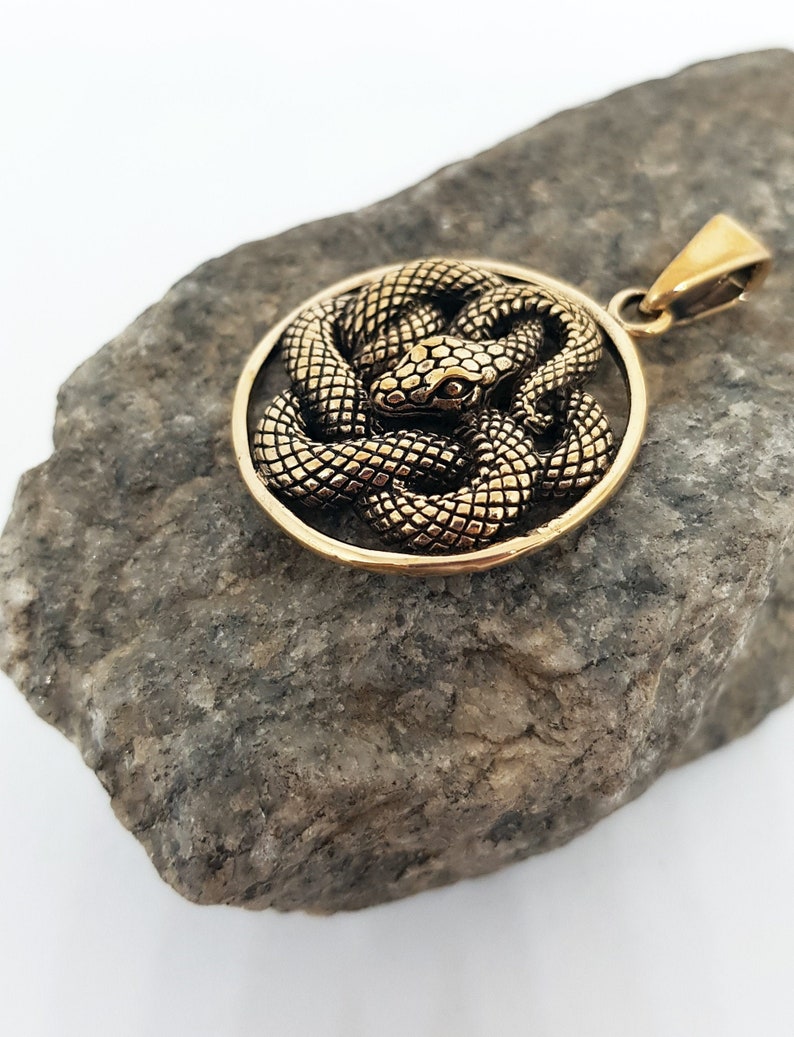 Snake Pendant Snake Necklace Snake Jewelry - Etsy