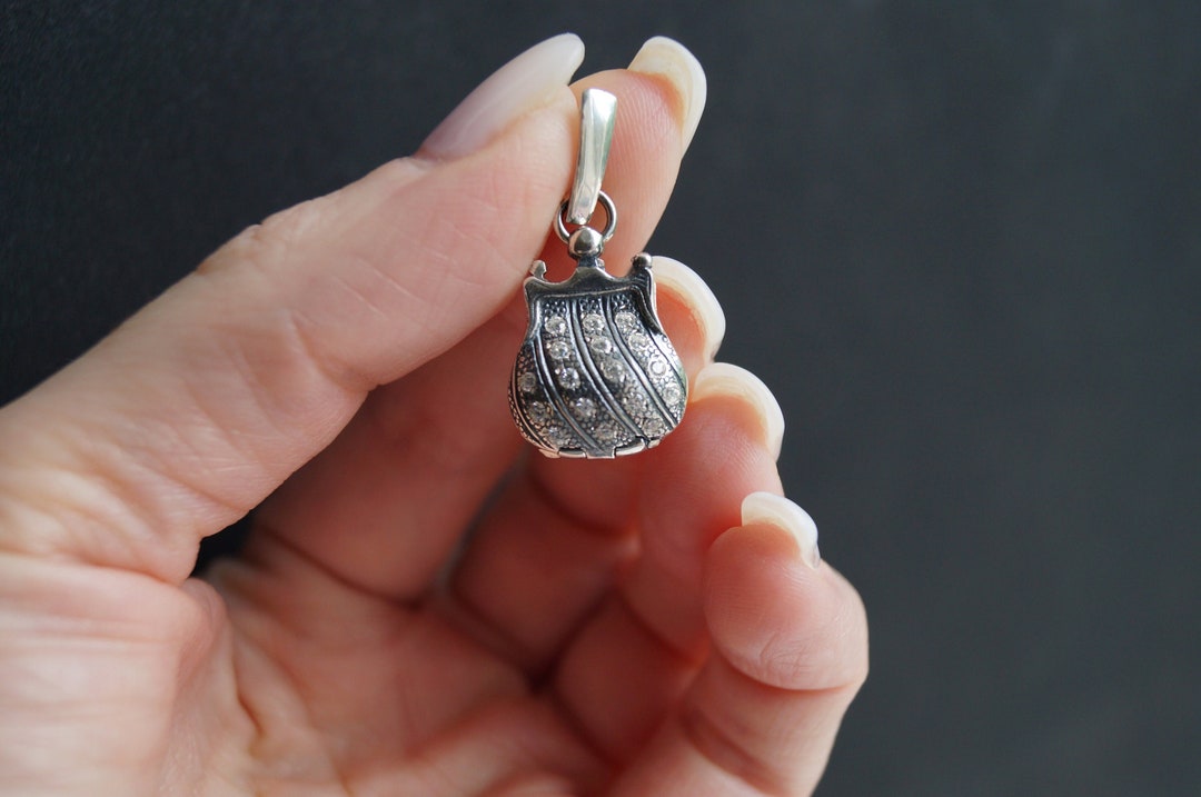 Witch Poison Purse Locket 925 Sterling Silver Pendant - Etsy
