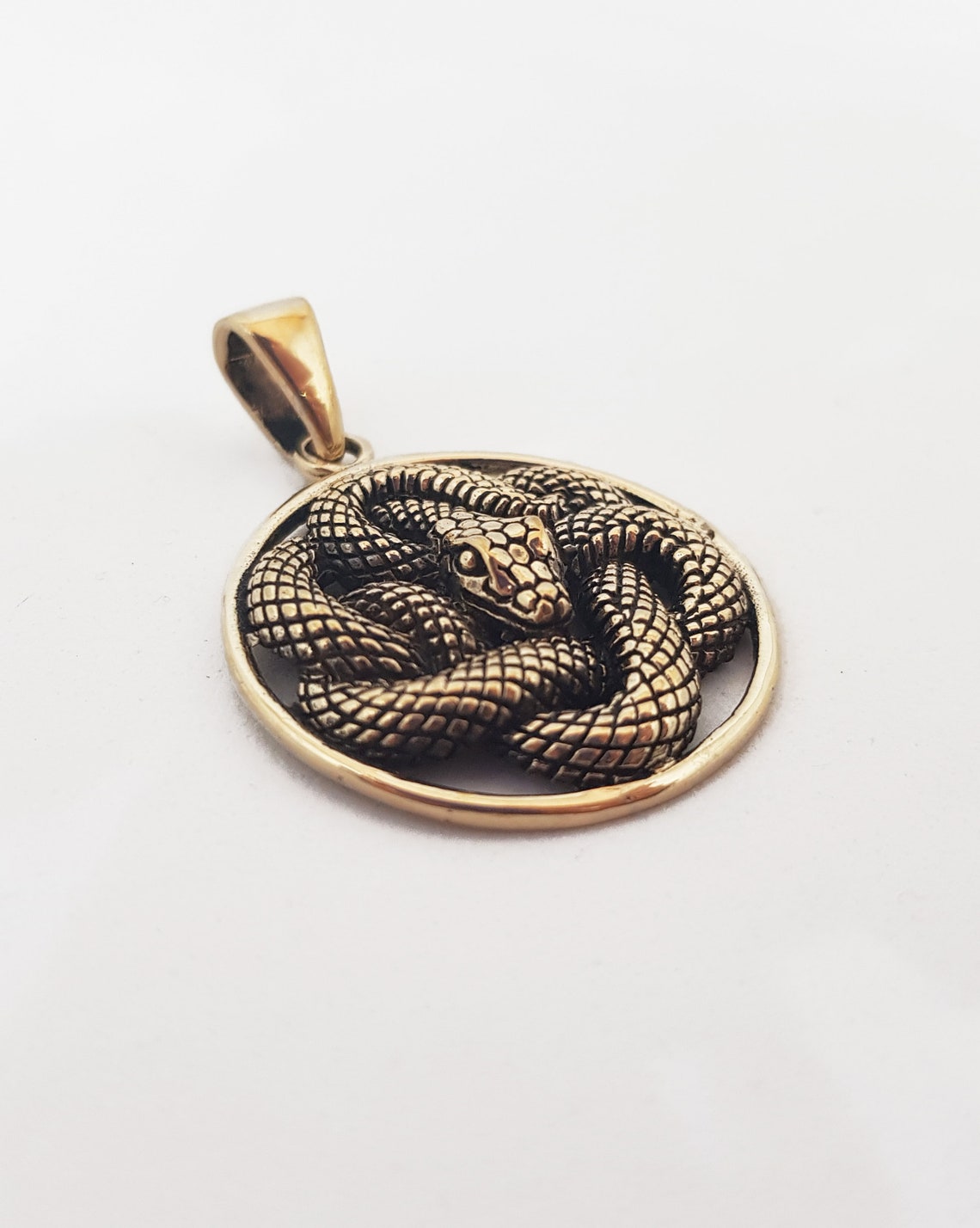 Snake Pendant Snake Necklace Snake Jewelry - Etsy