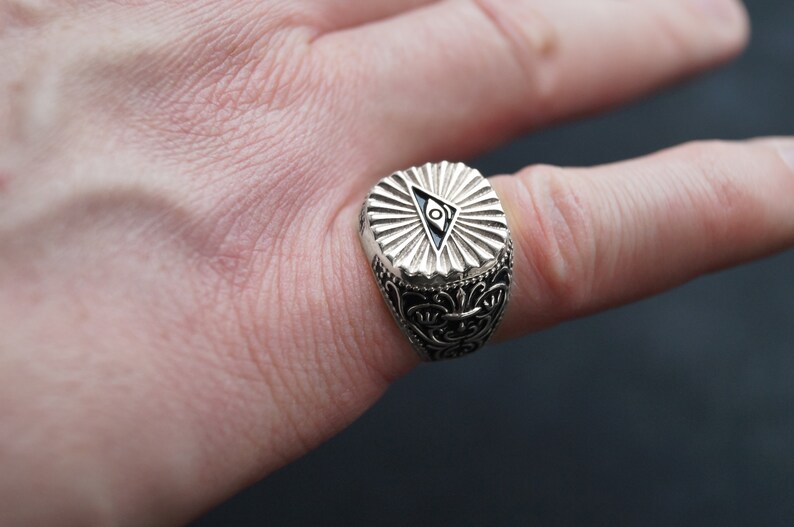 Masonic Signet Ring Masonic Jewelry - Etsy