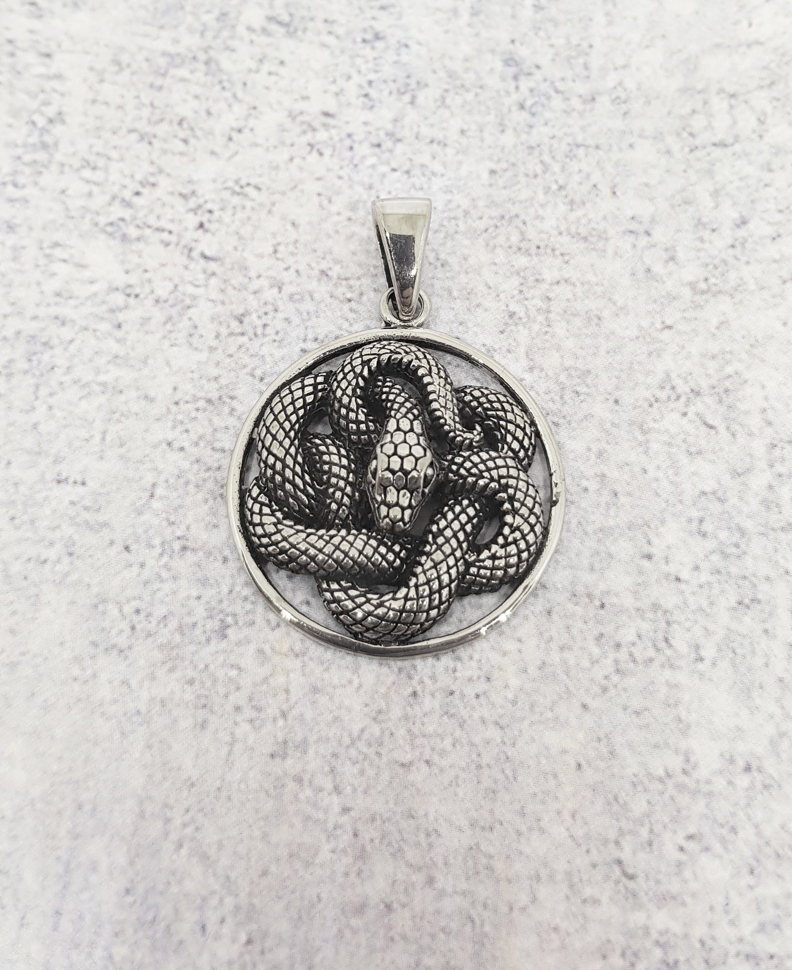Snake Pendant Snake Necklace Snake Jewelry - Etsy