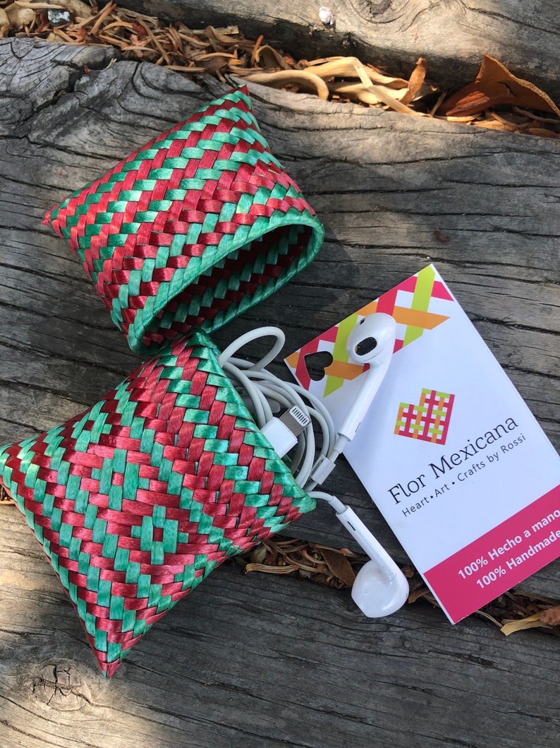 Mexican coin purse small wallet Straw coin bag Gift card | Etsy