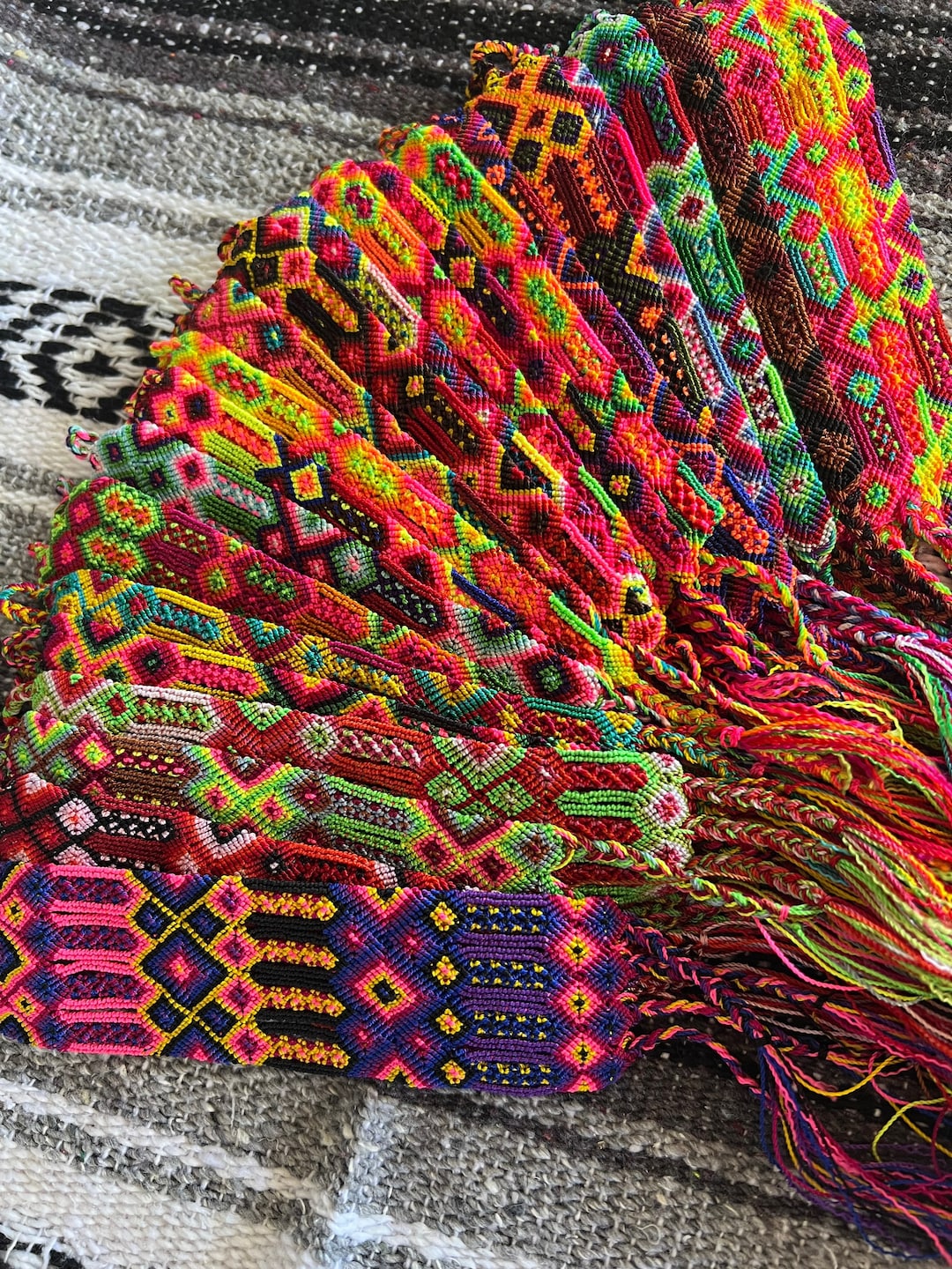 Cuff Mexican Bracelet Friendship Bracelet Inspired Summer Style Wide ...