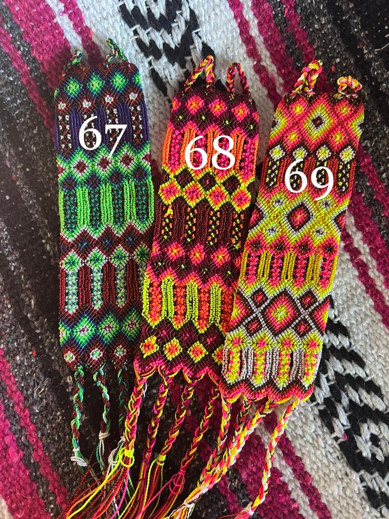 Cuff Mexican Bracelet Friendship Bracelet Inspired Summer - Etsy