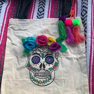 Mexican Tote Purse Beach Style Bag Mercado and Vacation Tote Purse Folk ...