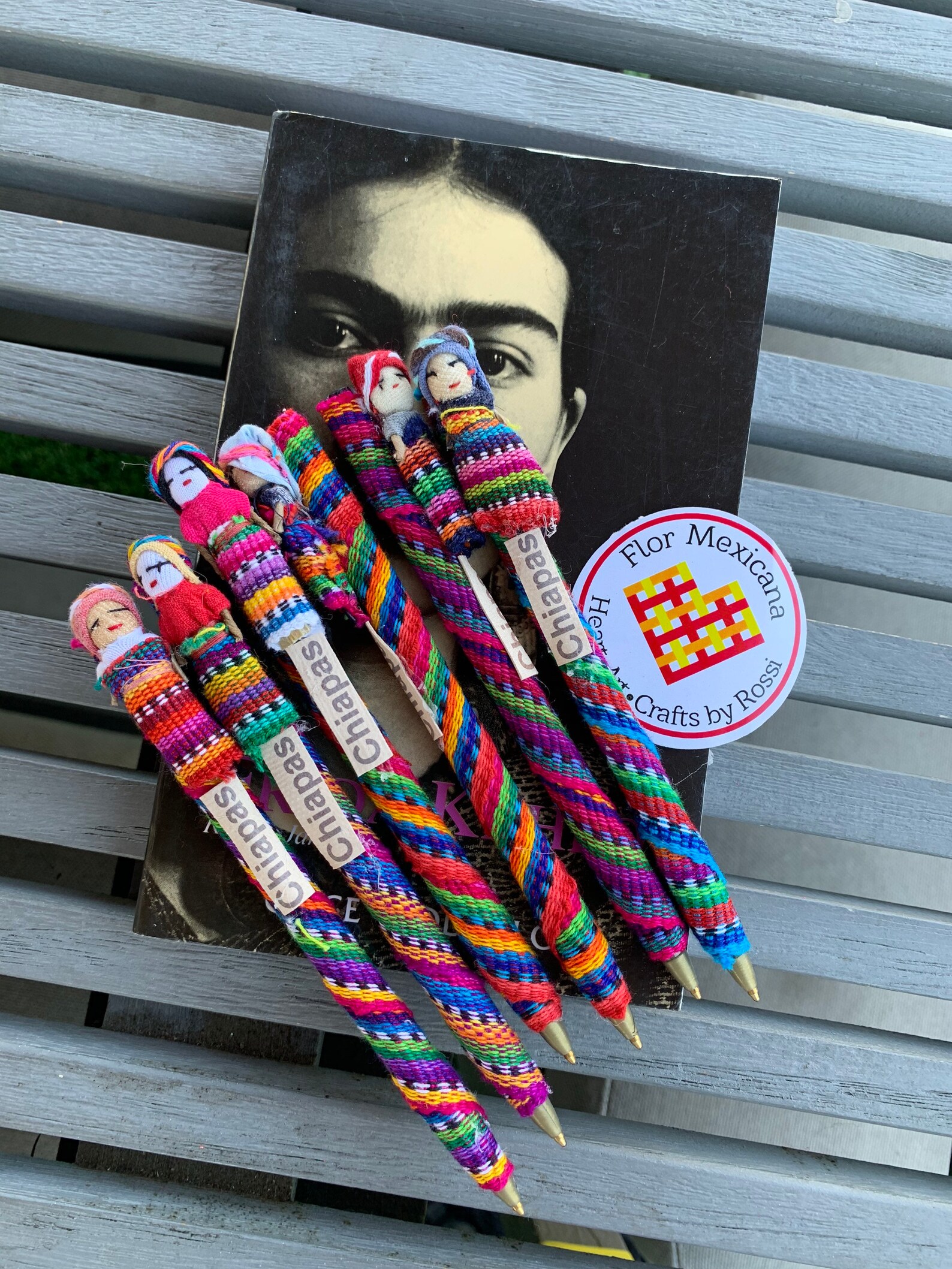 Set of Mexican Bookmark & Pen Featuring a Lovely muñequita - Etsy Ireland