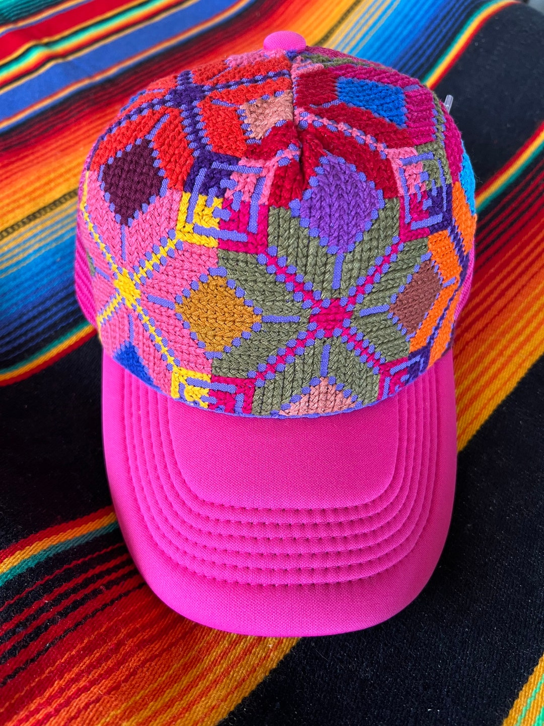 Women's Cap Authentic Mexican Embroidery Summer Hat Beach - Etsy