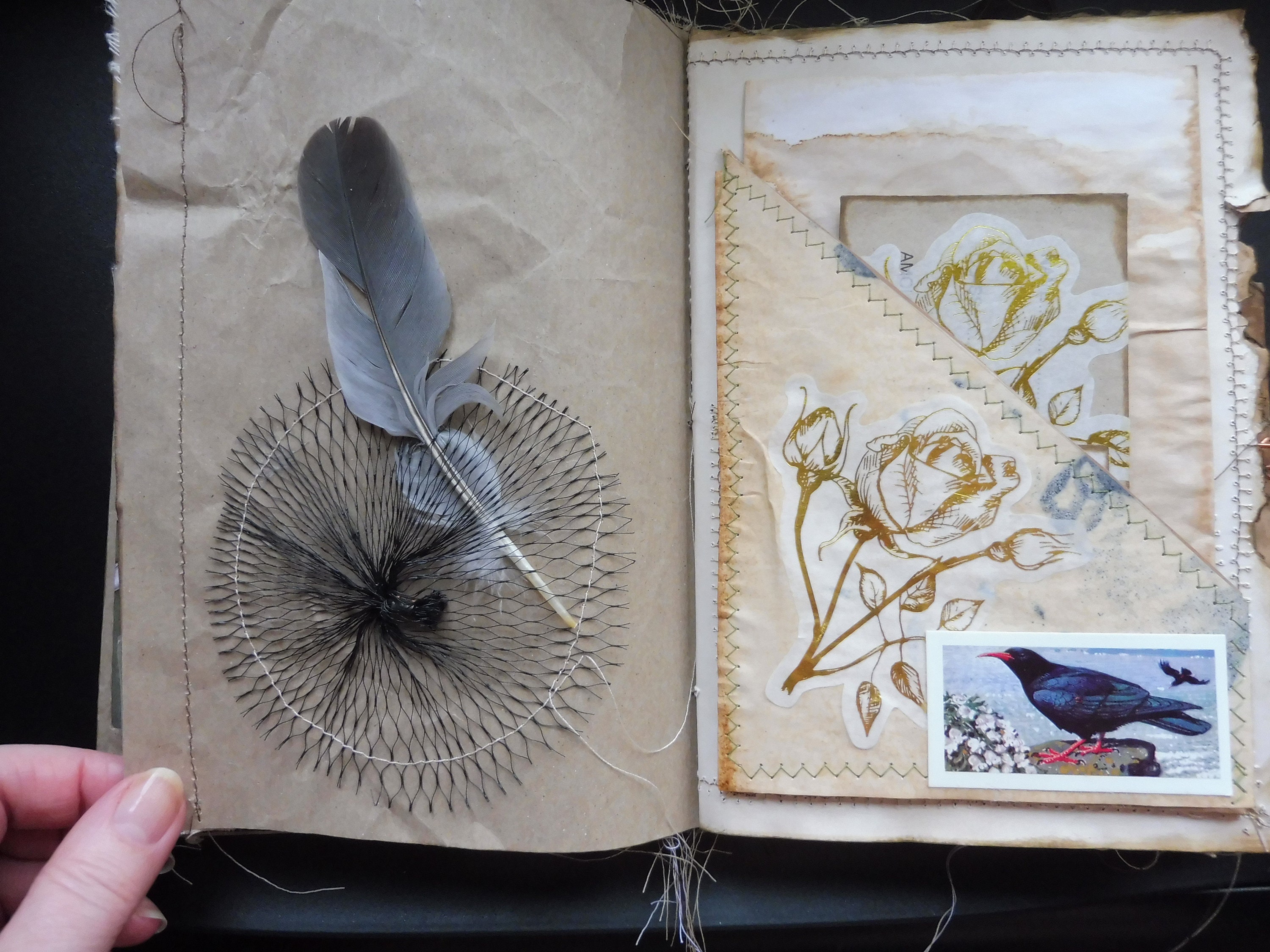Junk Journal 'crow' Celebrating the Existence of This Mysterious Bird ...