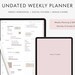 Weekly Overview Digital Planner for Goodnotes | Week at a Glance ...