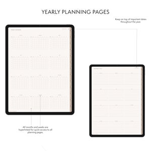 Undated Weekly Schedule Digital Planner for iPad | Weekly Overview ...