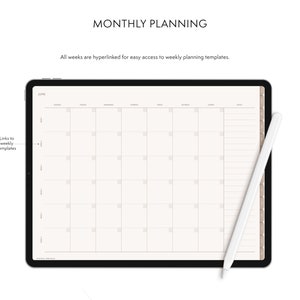 Undated Weekly Planner Weekly Schedule Undated Digital Planner Digital ...
