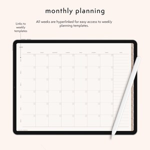 Undated Weekly Planner | Weekly Schedule | Undated Digital Planner ...