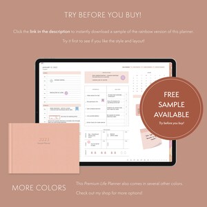 2023 Digital Planner Boho Theme iPad Planner 2023 Goodnotes Planner ...