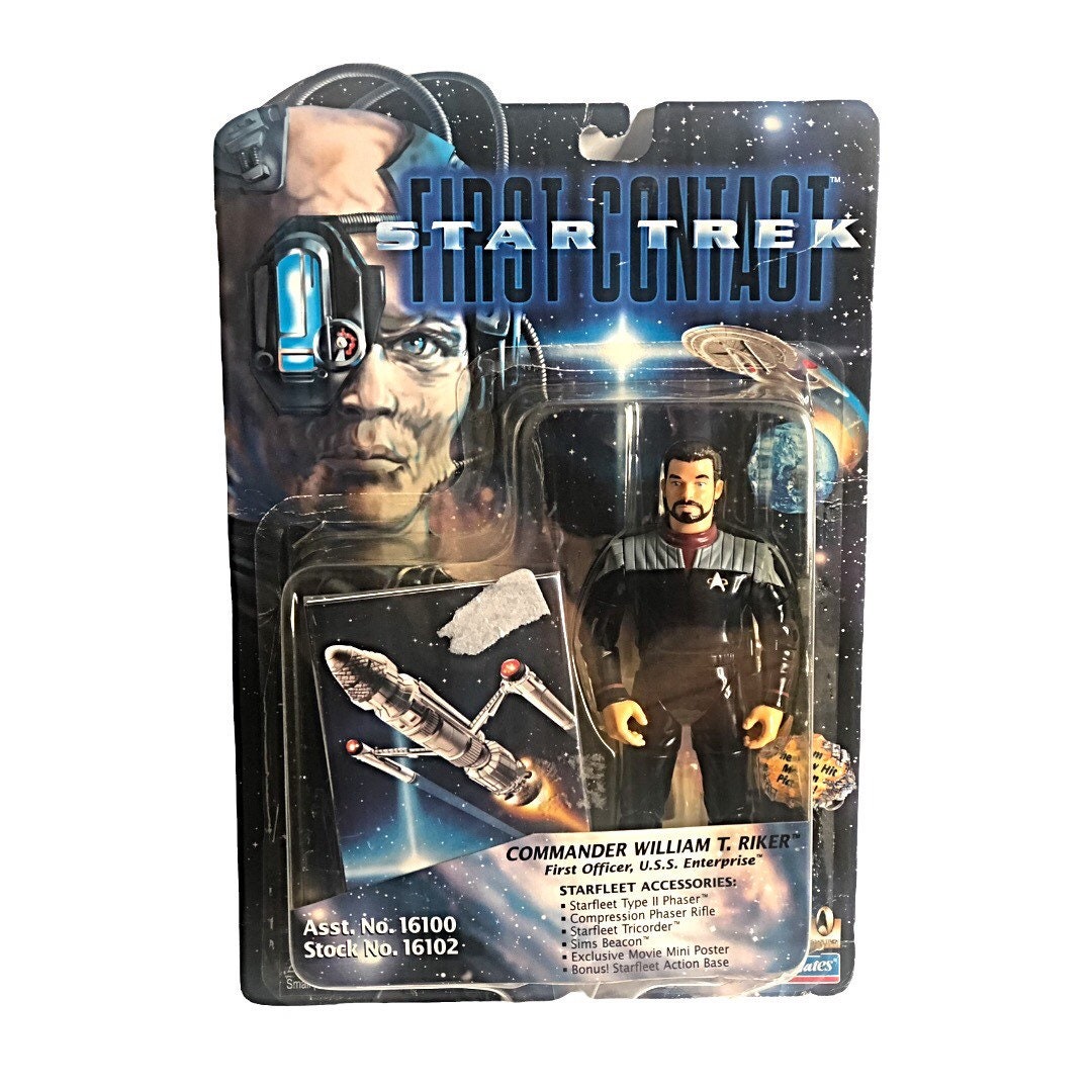Playmates (1996) Star Trek, First Contact, Commander William T. Riker ...