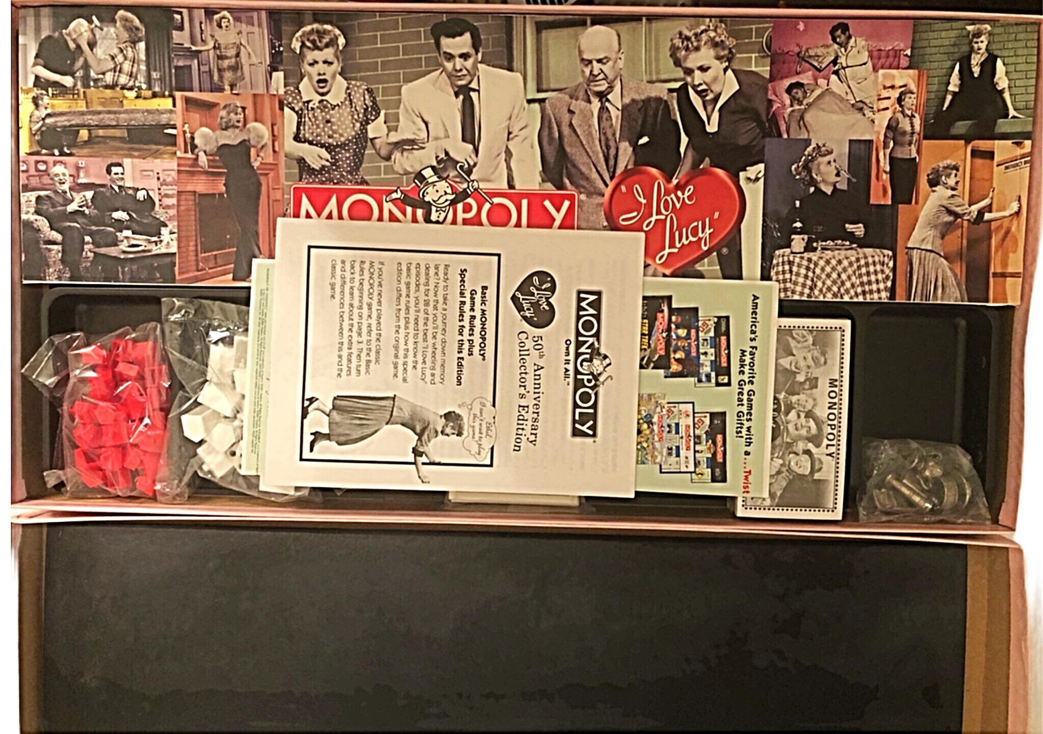 Usaopoly (2001) " I Love Lucy " Monopoly 50th Anniversary, Collector's ...