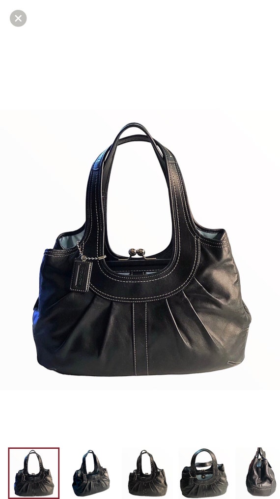 Vintage coach leather pleated - Gem