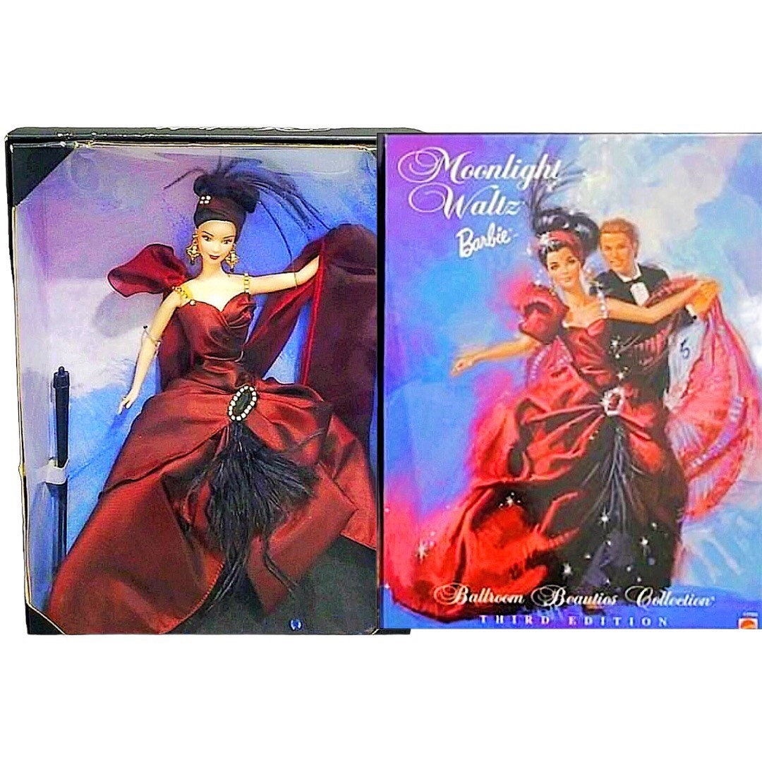 Mattel, (1997) Moonlight Waltz Barbie, Ballroom Beauties Collection ...