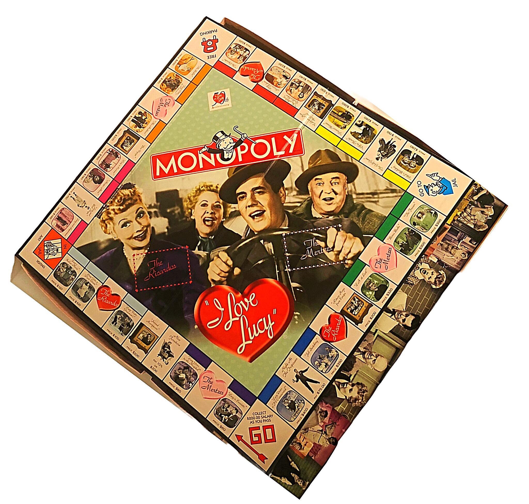 Usaopoly (2001) " I Love Lucy " Monopoly 50th Anniversary, Collector's ...
